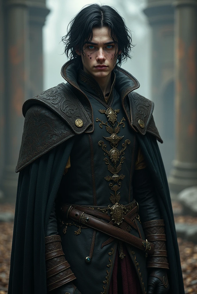 Um personagem do universo de The Witcher. A young human prince - SeaArt AI