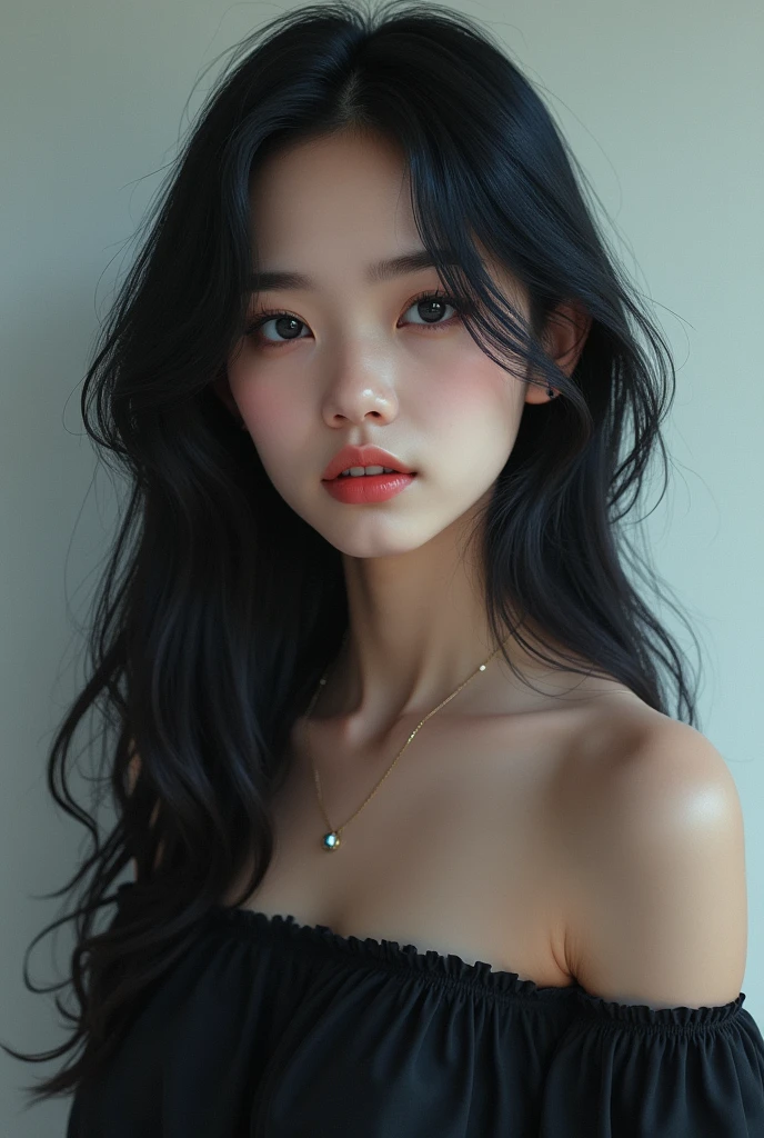 Gender: Female Bloodline: English - Vietnamese Eyes color: Indigo Hair - SeaArt AI