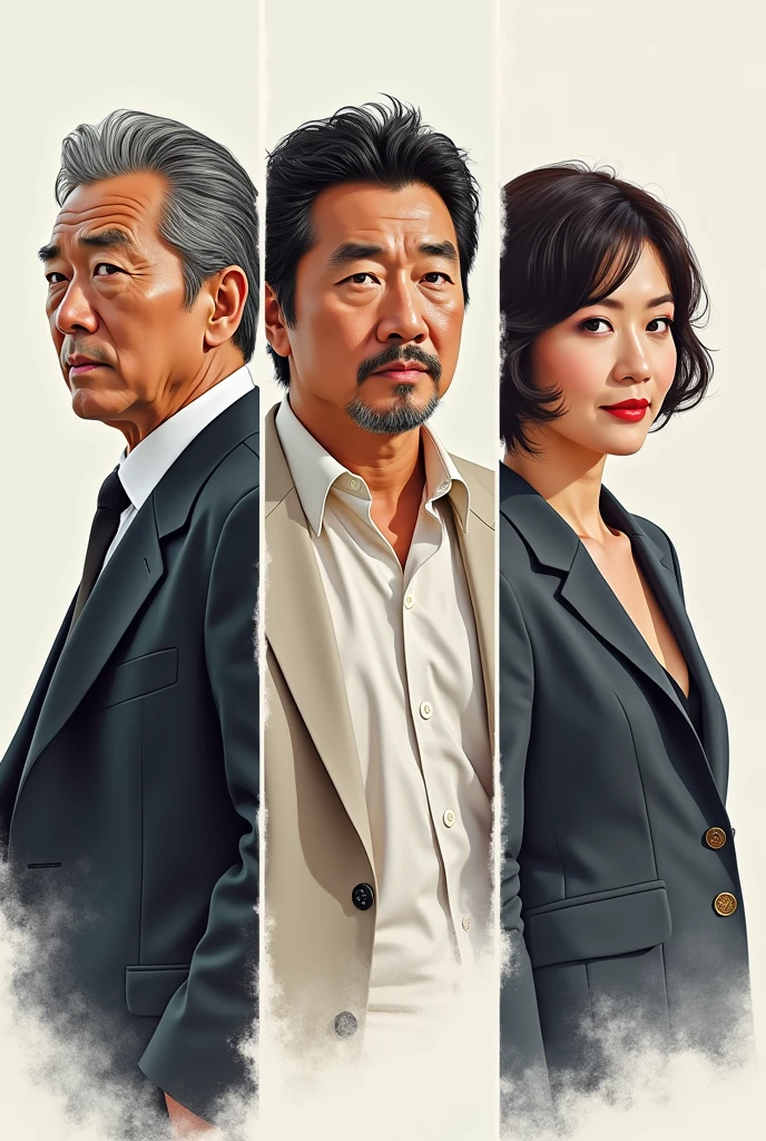 Japanese celebrities、Takeshi Kitano、Tamori、3 shots of Tetsuko ...