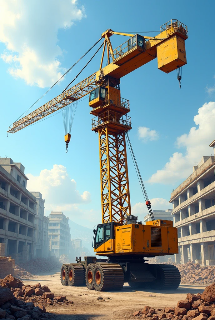Mobile crane video - SeaArt AI