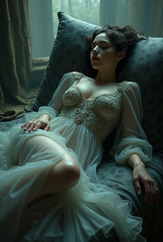 Sexy coren what dig drest Sleeping in dead - SeaArt AI