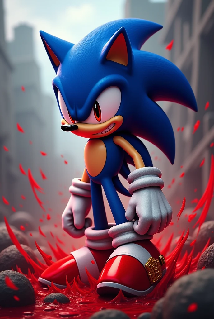 Create Sonic Exe by killing someone in the cruelest and bloodiest way ...
