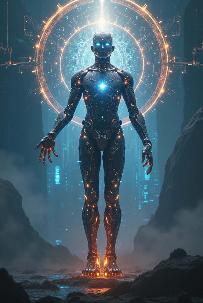 A god of artificial intelligence - SeaArt AI