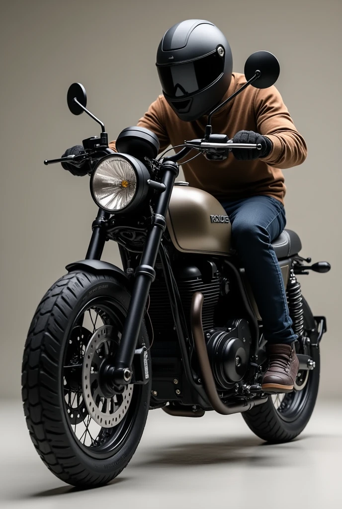 Rouser 125 motorcycle - SeaArt AI