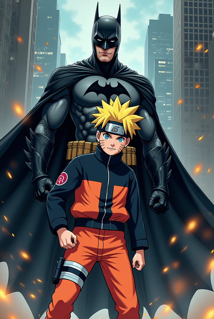 Dessin Moi , Naruto et Batman le dessin doit avoir un style manga ...