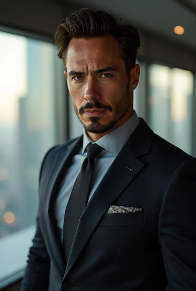 New male Tony Stark. Beautiful - SeaArt AI