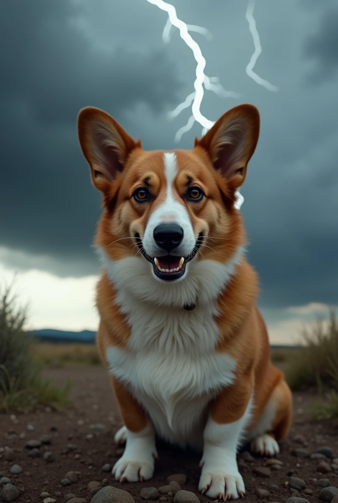 A formidable corgi is an unexpected image for a sweet and good - SeaArt AI