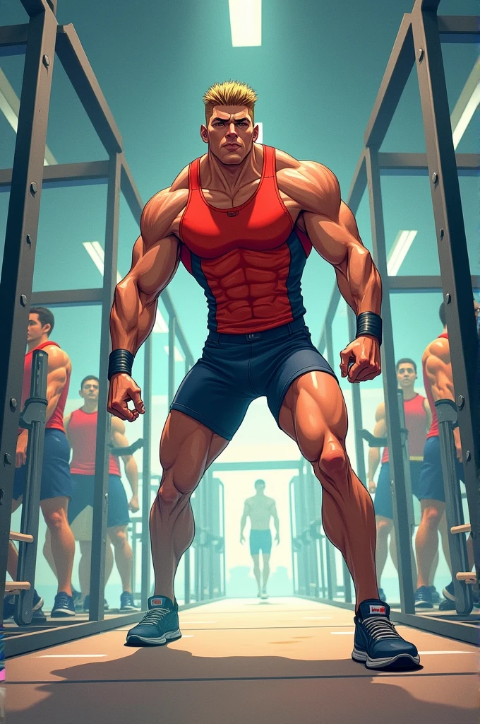 Physical Agility Test Illustration - SeaArt AI