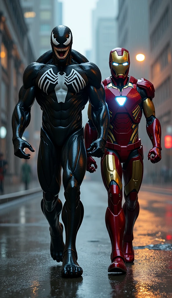 “A highly detailed, cinematic, and realistic depiction of Venom and ...