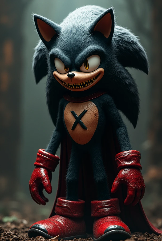 (hyper realistic)Do Lord X from Sonic PC port ( if you don't know it ...