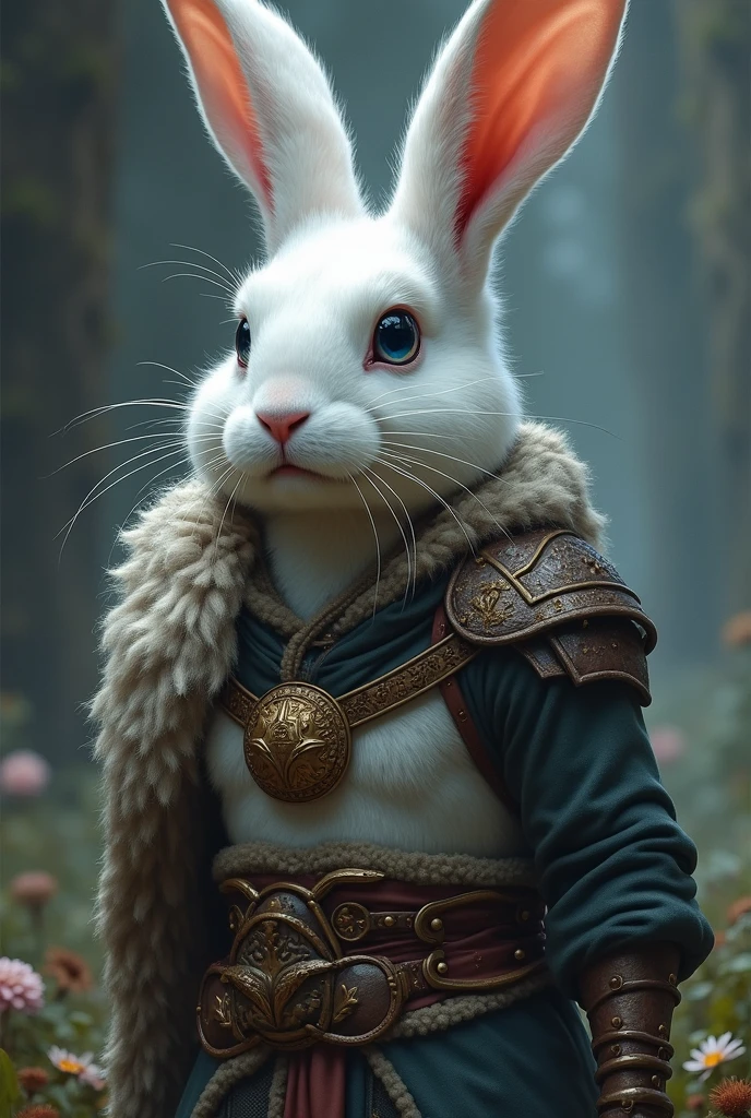 Create for me a realistic image of a Rabbit Man from the Dungeon and ...