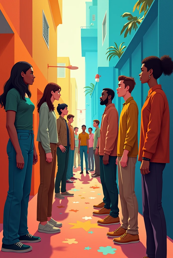 Prejudice happening in an animated way that explains what prejudice ...