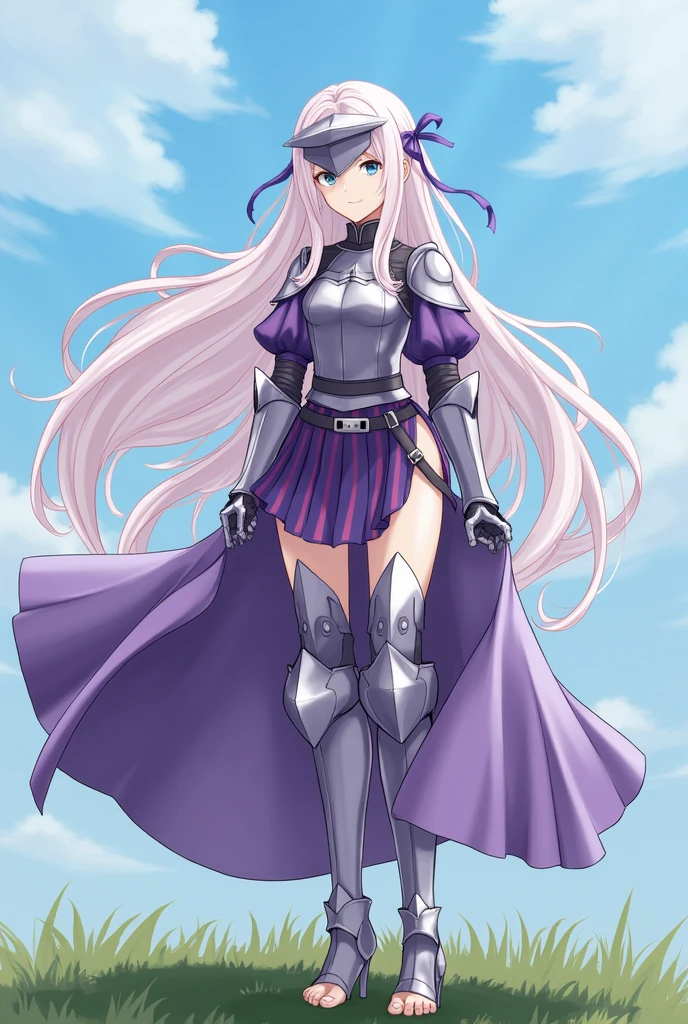 Eucliwood hellscythe, long hair, blue eyes, very long hair, ribbon ...