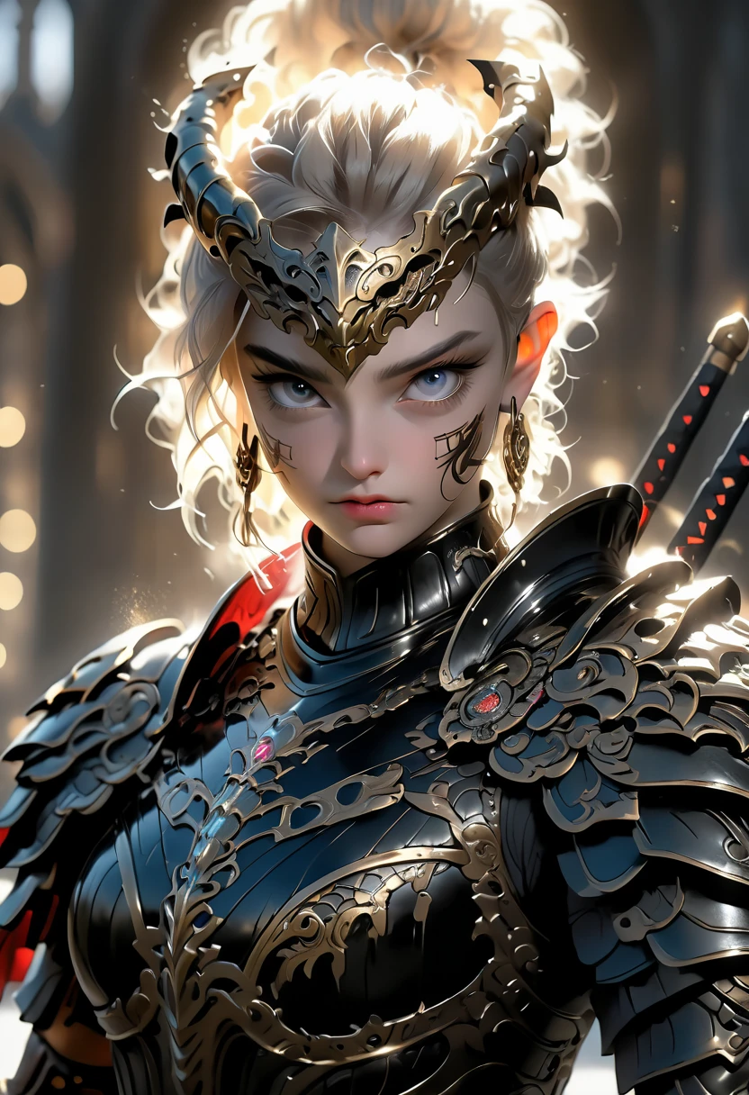 Breathtaking A very detailed Digital Painting of a powerful knight in ...