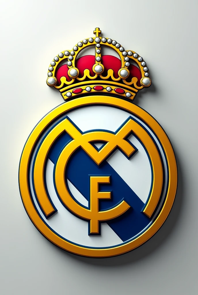 Realistic mixed logo of Brazilian football team and real madrid - SeaArt AI