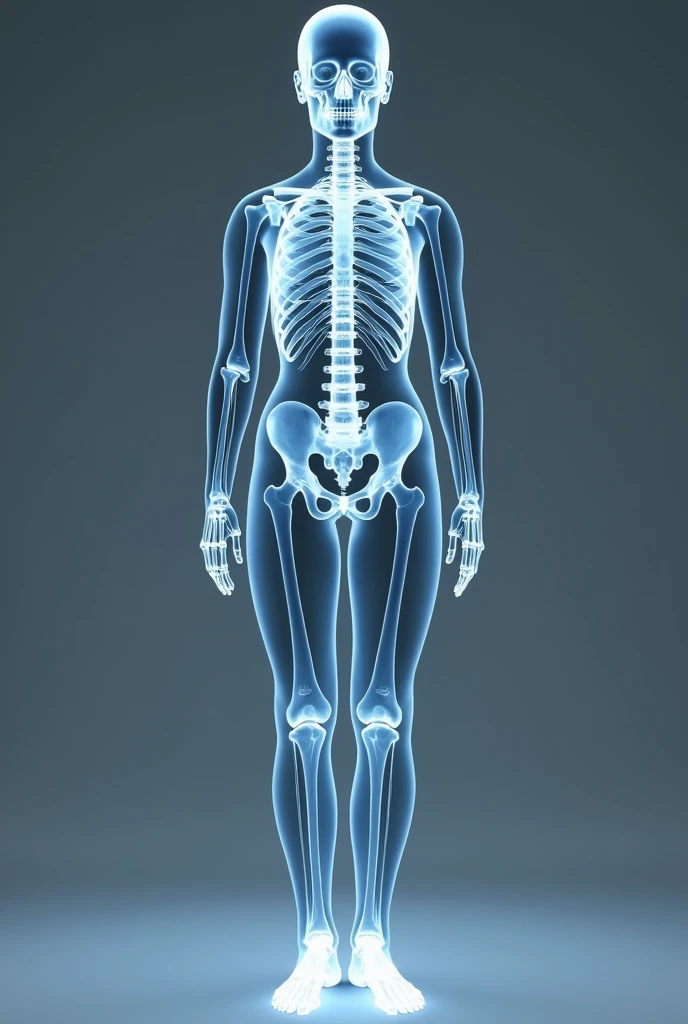 Full body x ray diagram of a woman - SeaArt AI