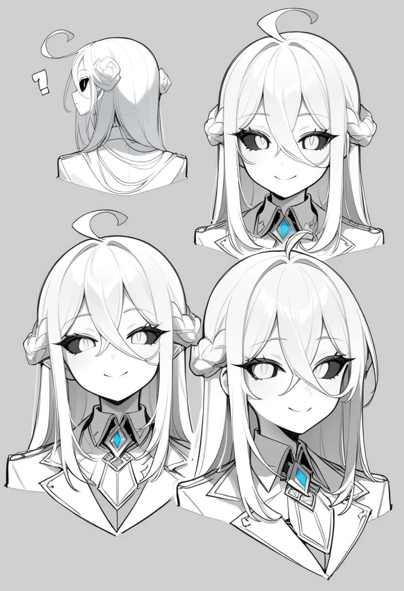 ((masterpiece)),(((best quality))),(character design sheet, same ...