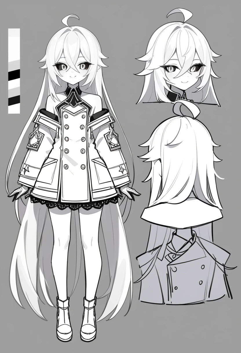 ((masterpiece)),(((best quality))),(character design sheet, same ...