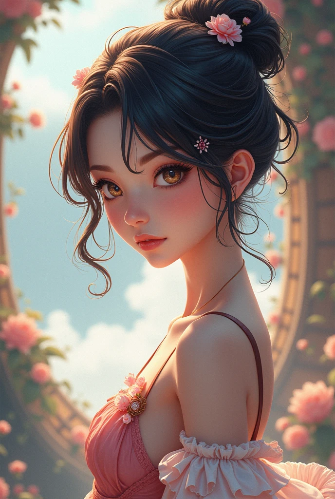 I want to create a realistic anime-style girl - SeaArt AI