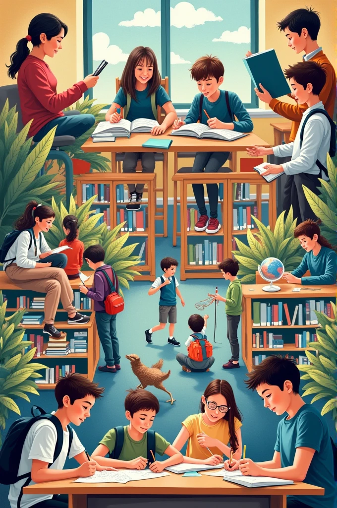 Educational organization collage - SeaArt AI