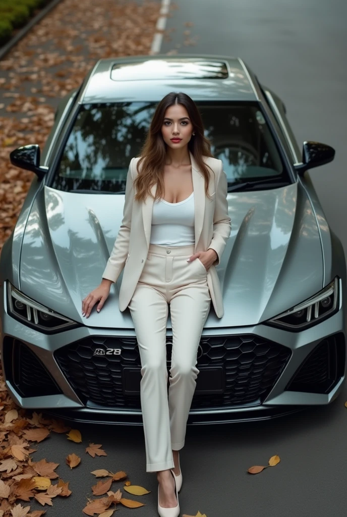 masterpiece original photo of beautiful Indonesian woman wearing white t - SeaArt AI