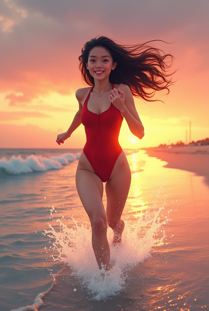 A naturally beautiful Japanese beauty ， Her complexion is healthy and smooth - SeaArt AI