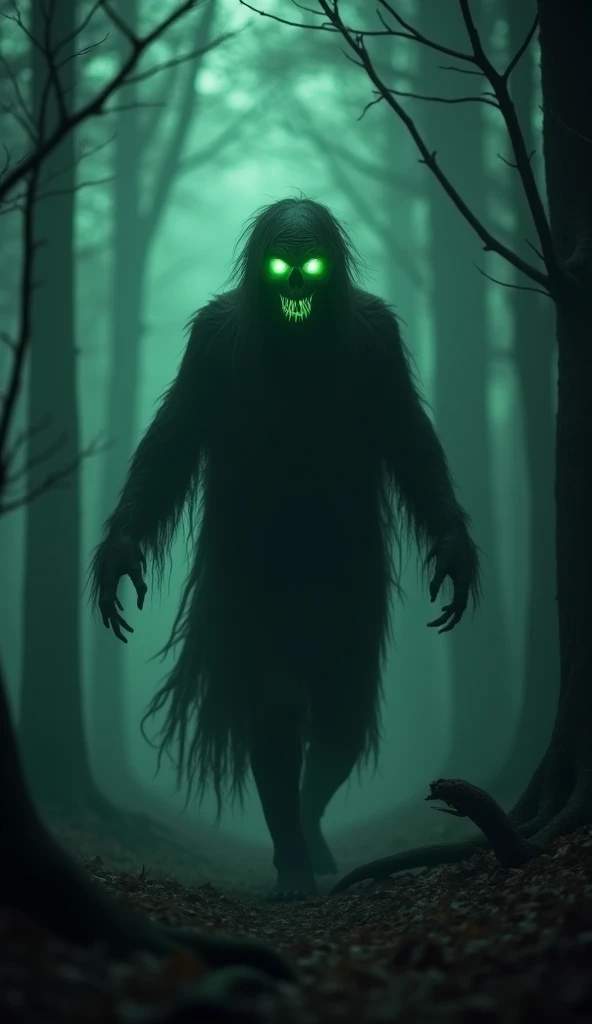 Create a Scary Short Hieght Long Sharp Teeths Man Ghost Creature ...