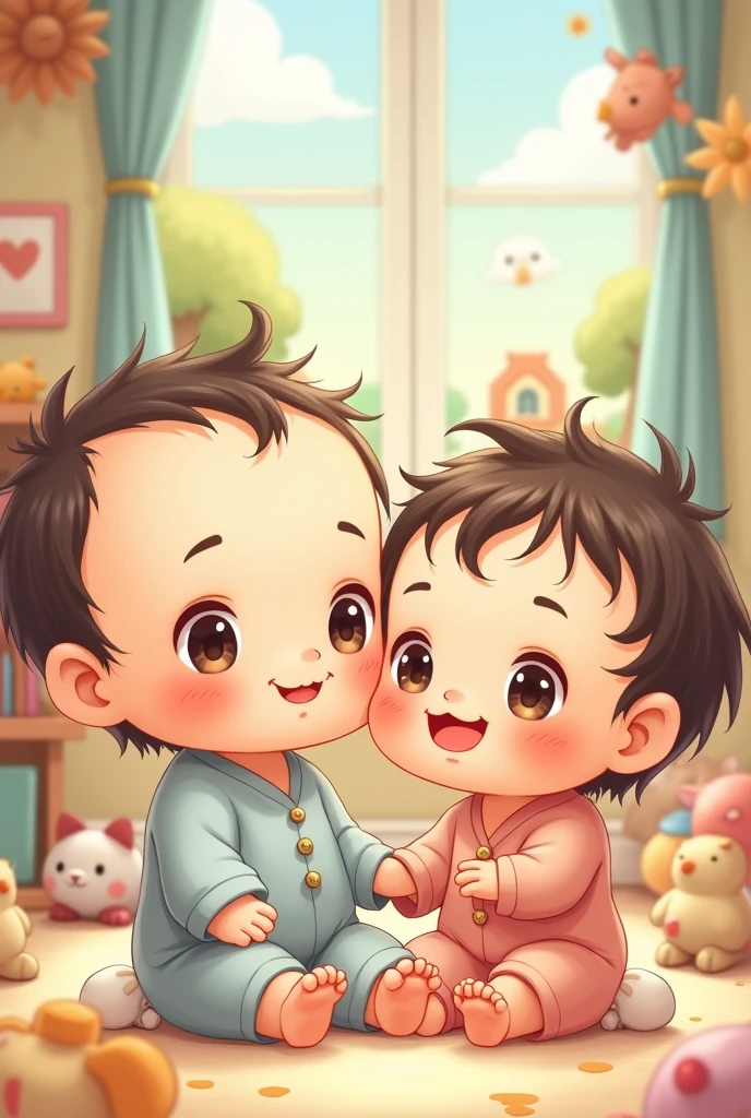Two year old Japanese baby characters like the example picture - SeaArt AI