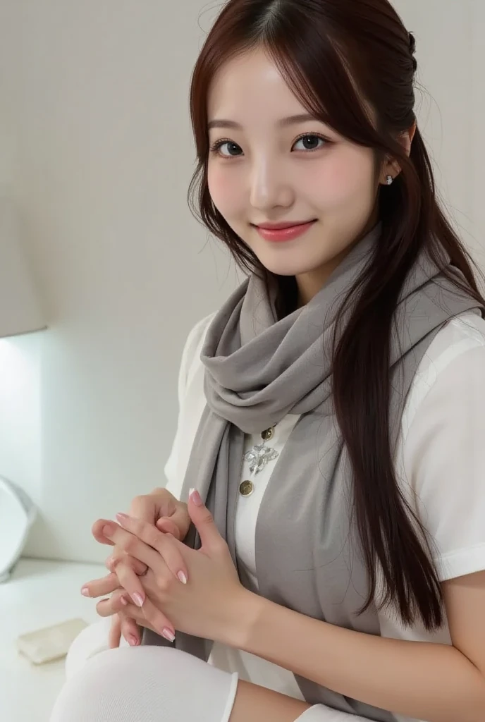 1girl, gal,((Japan 、(Buttoned up high school uniform:1.3)、Navy blue ...