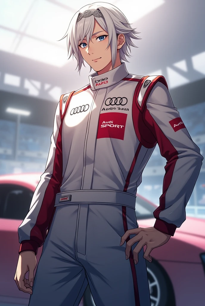 Oberon (third ascension) (fate), male focus, diamond hairband - SeaArt AI