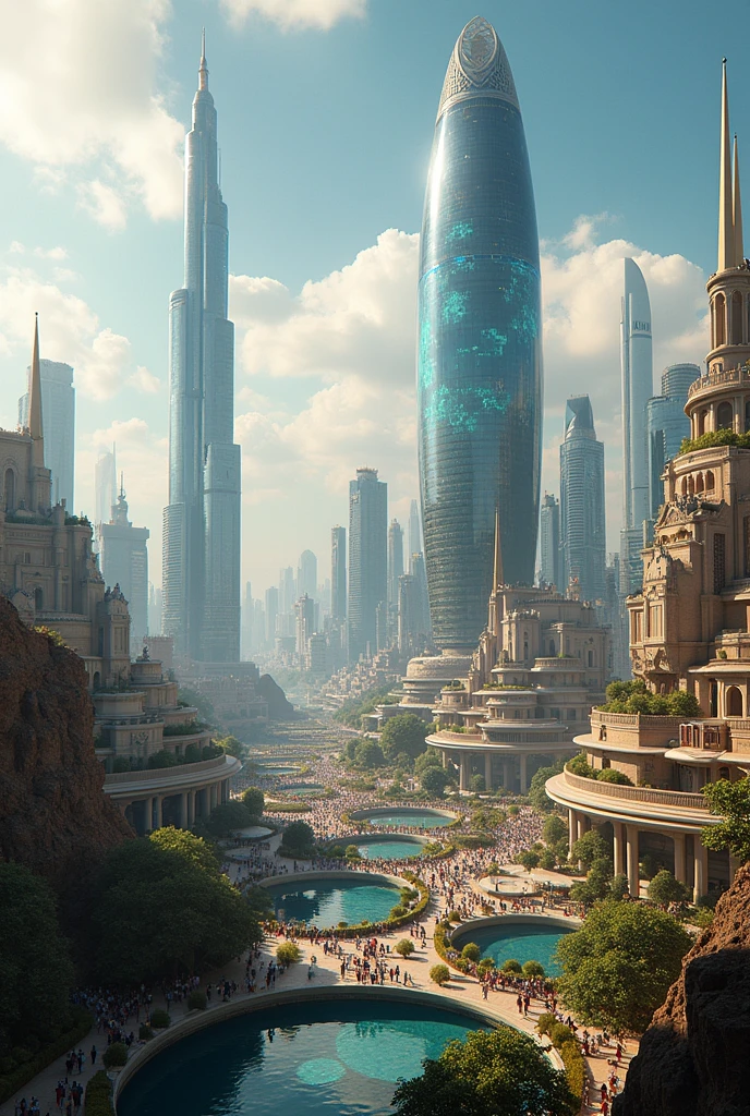 Iran cities in future - SeaArt AI