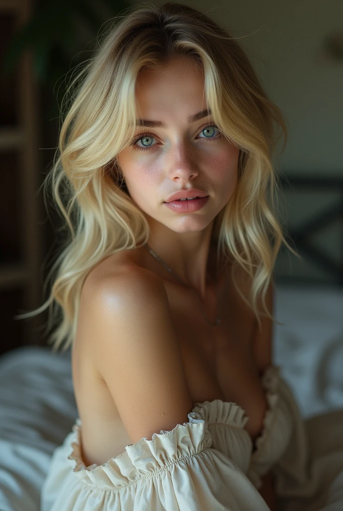 Uma Linda Garota A Perfect Blonde Pussy With Light Eyes Seaart Ai