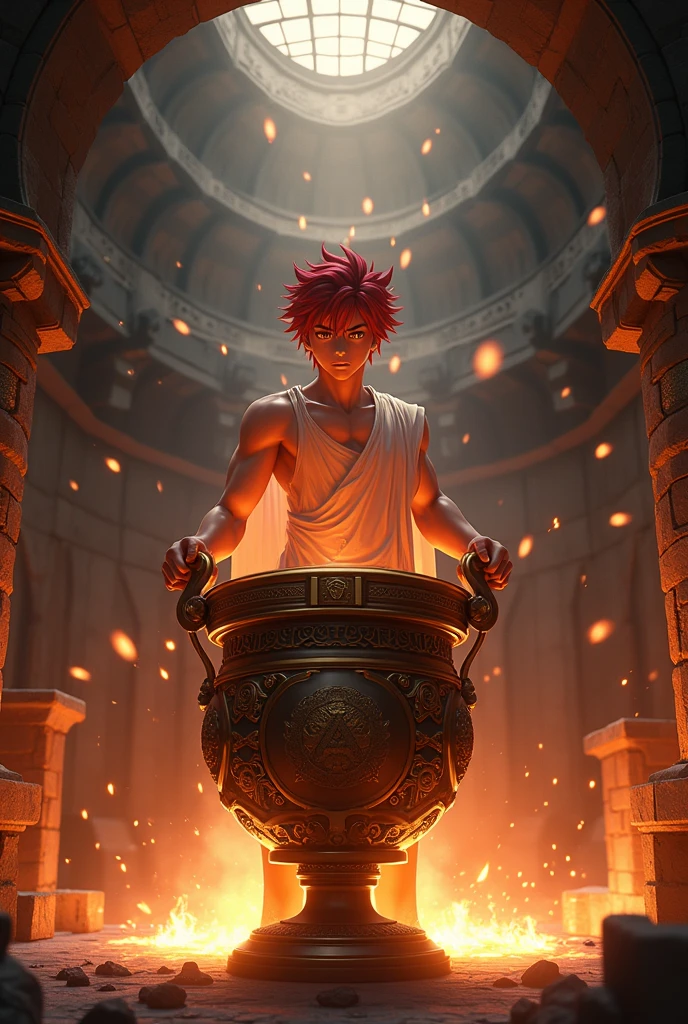 Shiro Emiya (Fate stay ) Hephaestus container - SeaArt AI