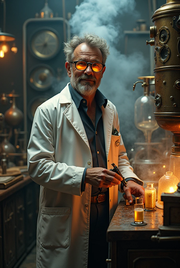 Steam Scientist - SeaArt AI