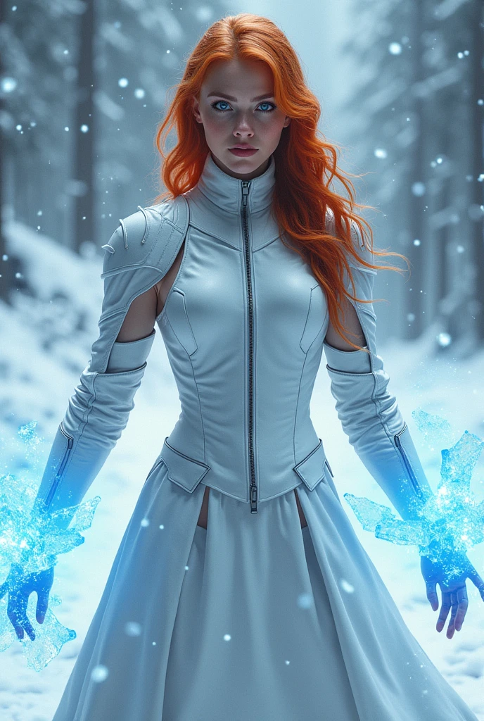 {"prompt": "Create an epic scene featuring a young woman with very dark ...