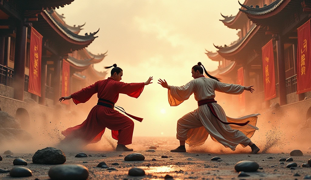 /I Wide angle, movie shots, Chinese ink painting, intense battle scenes ...