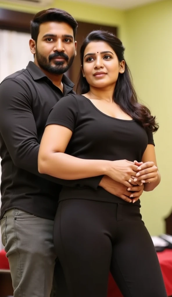 Hot healthy south indian white curvy milf with long tied hair - SeaArt AI