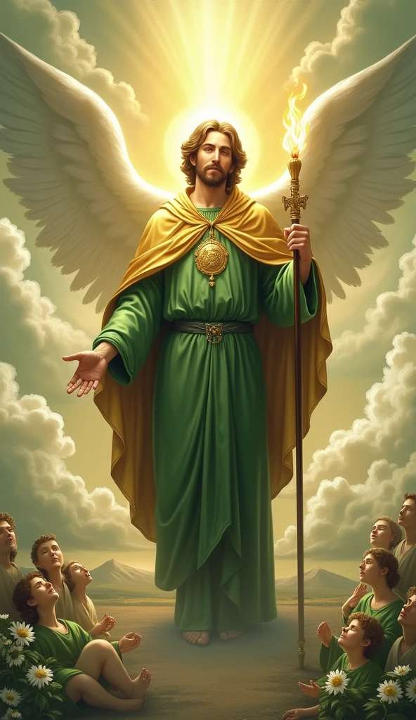 Create a detailed image of Saint Jude Thaddeus , apostle venerated as ...