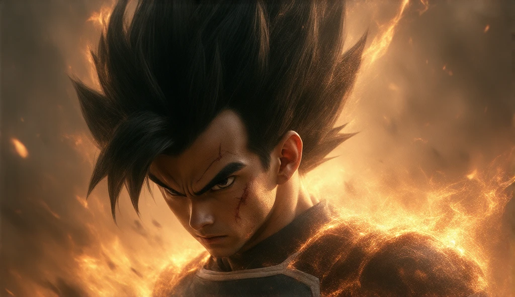 Vegeta: A Broken Crown, A Fierce Gaze: A Live-Action Cinematic Cover ...