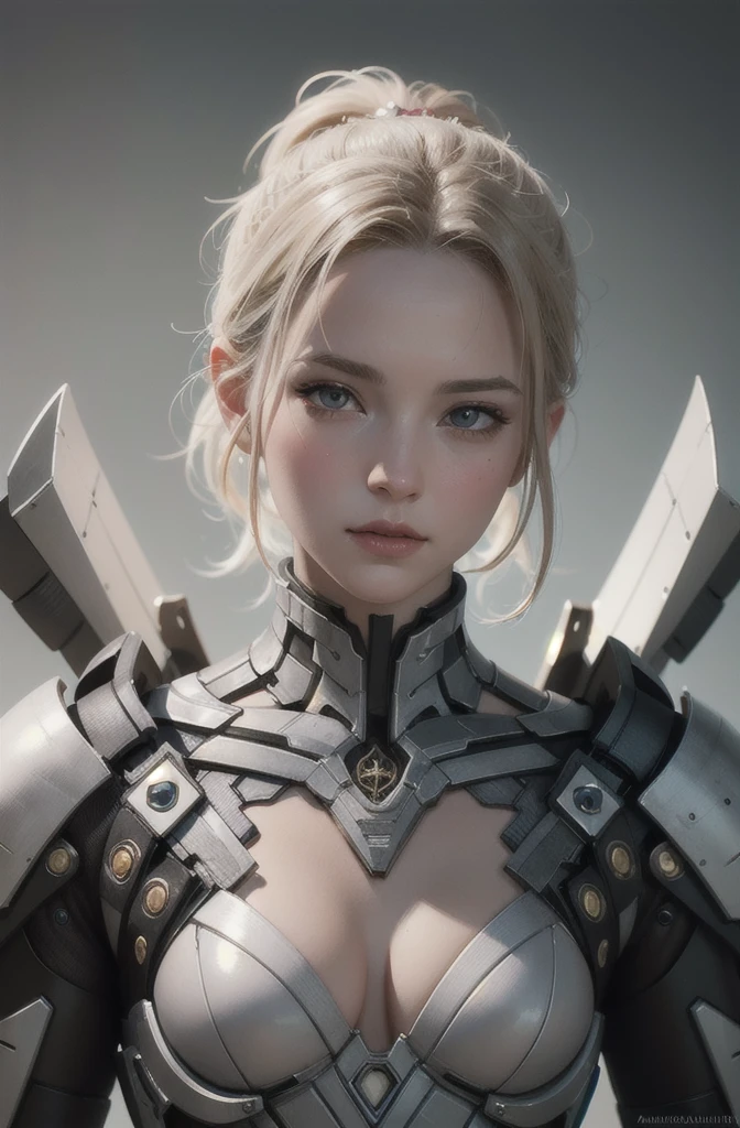 Organic cyborg, white plastic, diffuse lighting, fantasy, intricate - SeaArt AI