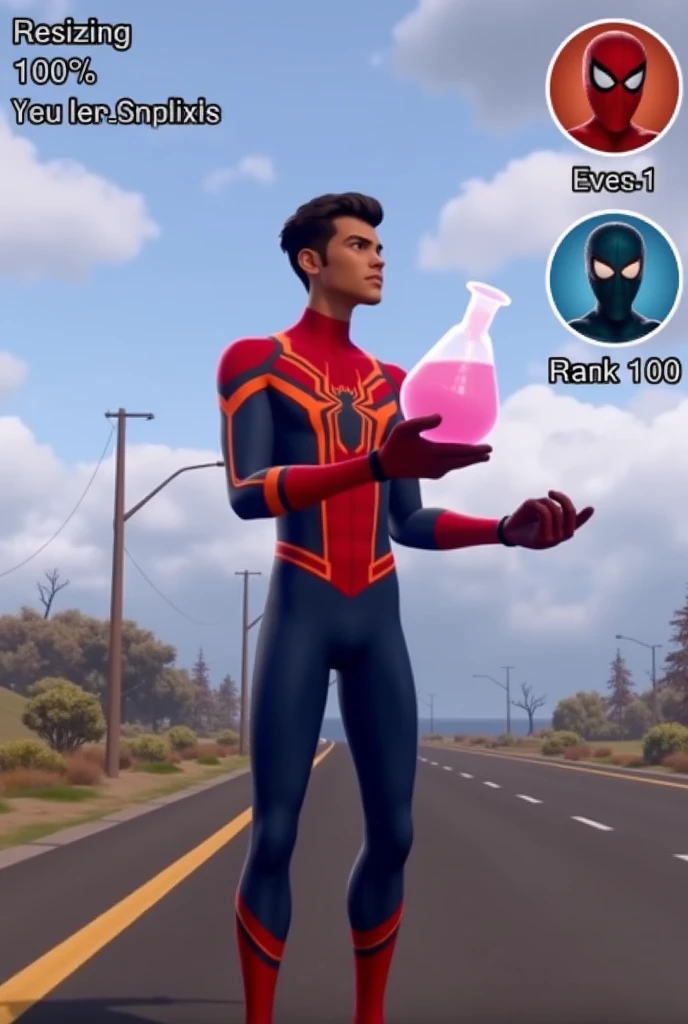 The image is a screenshot from the video game Spider-Man: Into the ...
