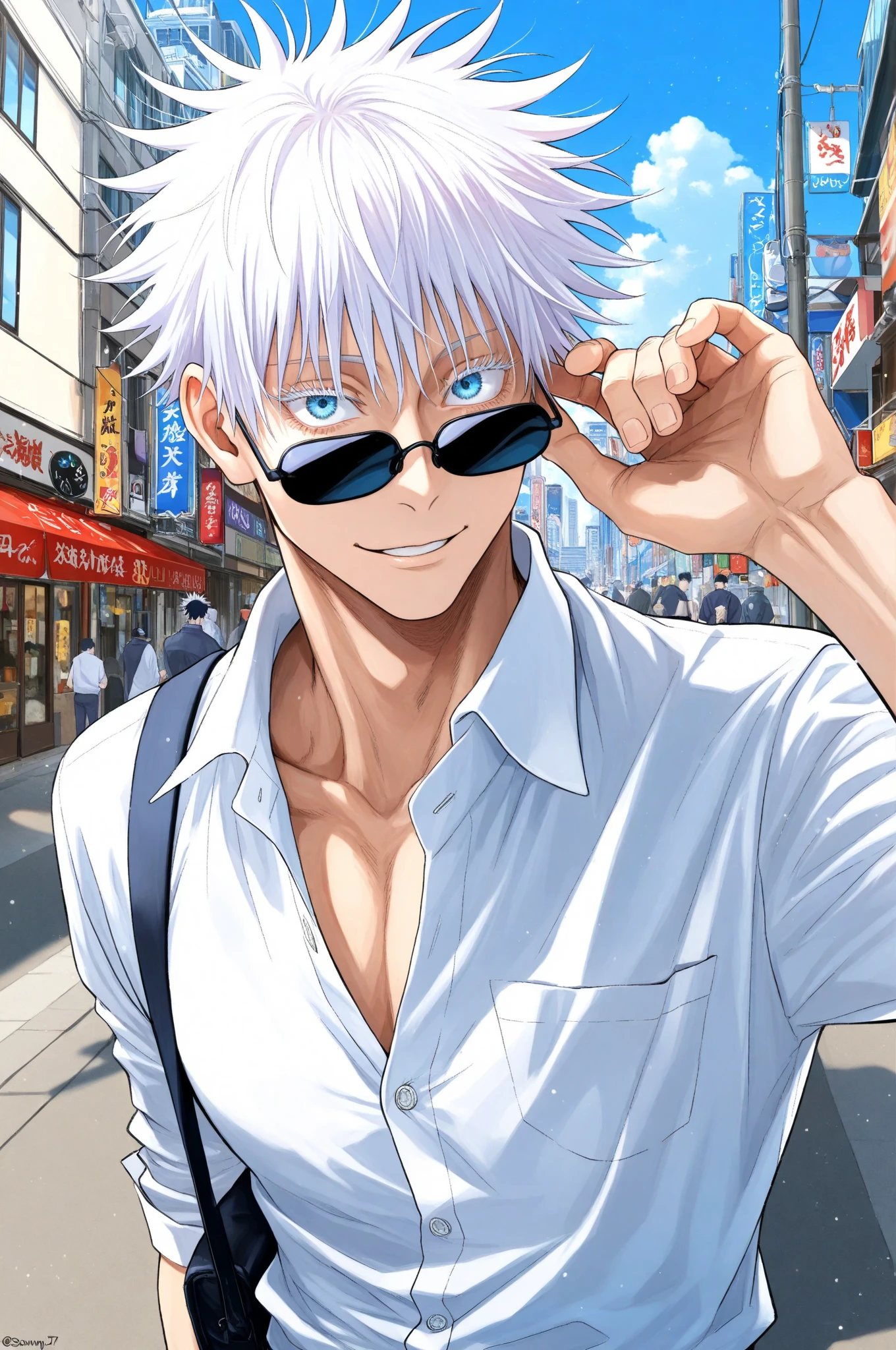 Masterpiece, best quality, extremely detailed face and eyes, delicated ...