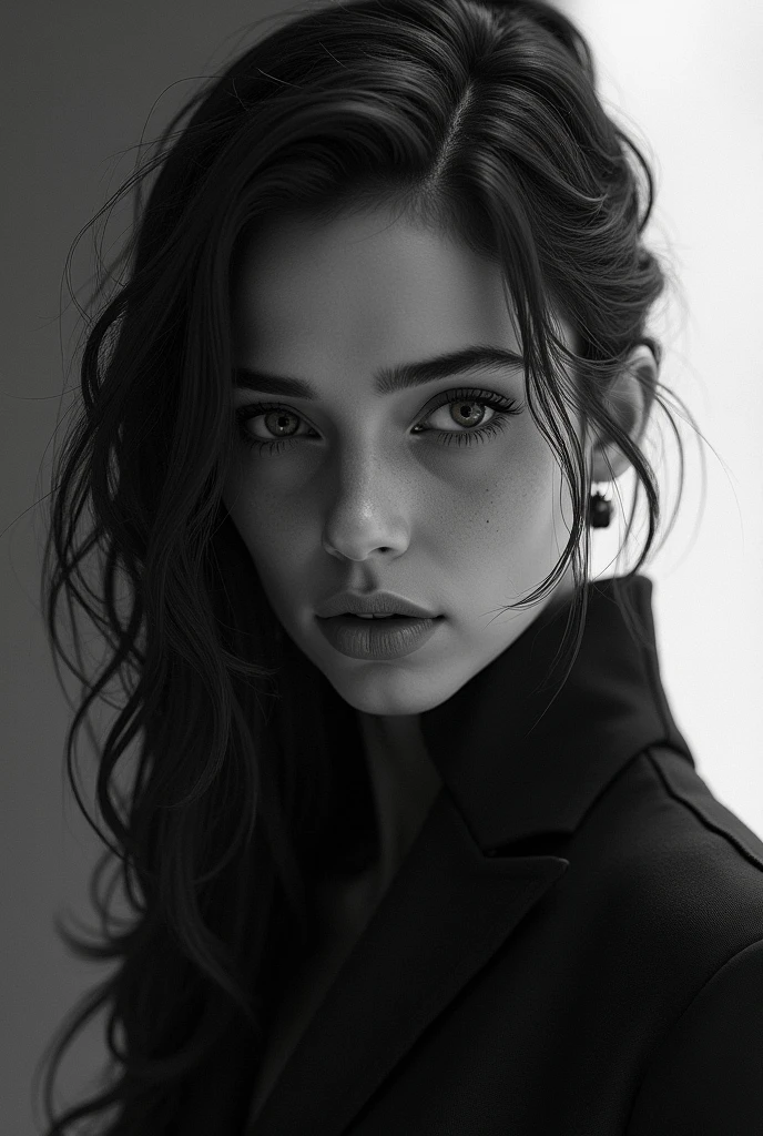 Femme regard dur et froid - SeaArt AI