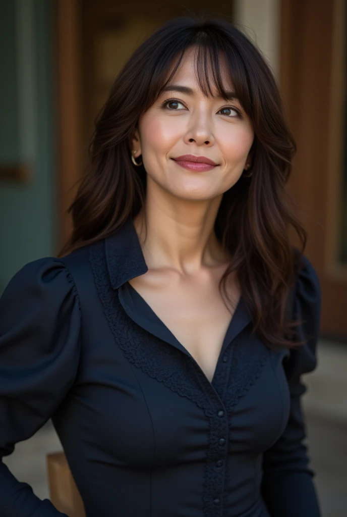 Mature Woman, ( Detailed description of the hair), (Detailed description of the - SeaArt AI