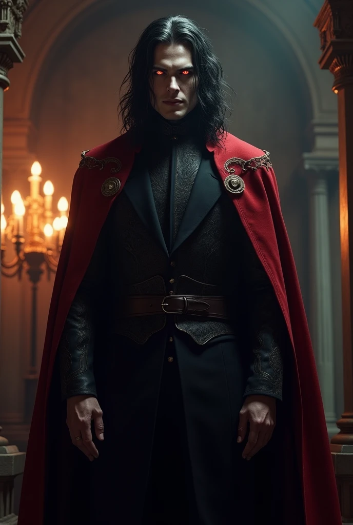 Create an image of Marcus Volturi with the description of his vampire ...