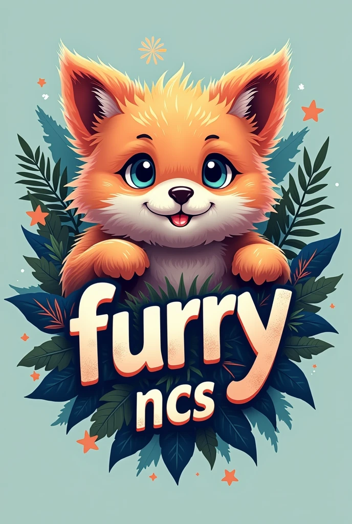 Me crie um logo escrito furry Ncs - SeaArt AI