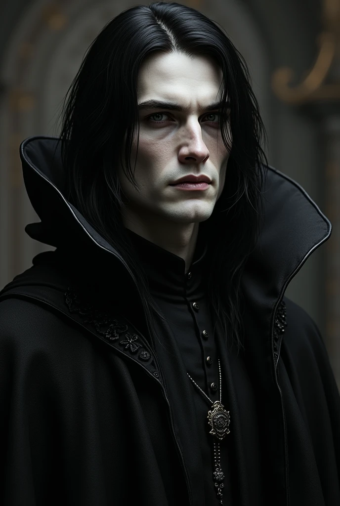 Create an image of the vampire Marcus Volturi with the description of ...