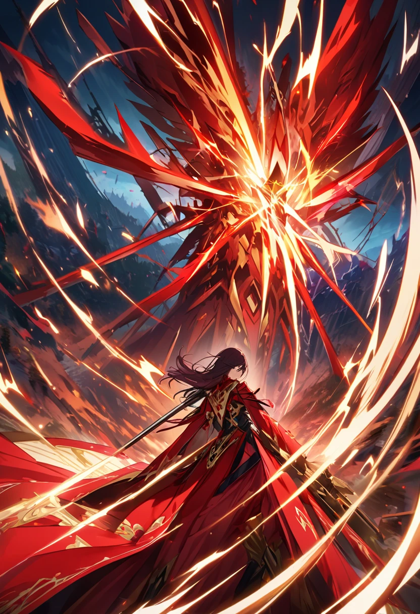 A thrilling depiction of a Japanese anime centered around the Holy ...