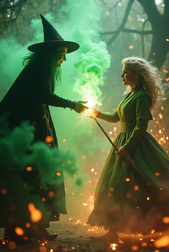 Elphaba (the Witch of the West with green skin who's not actually evil ...