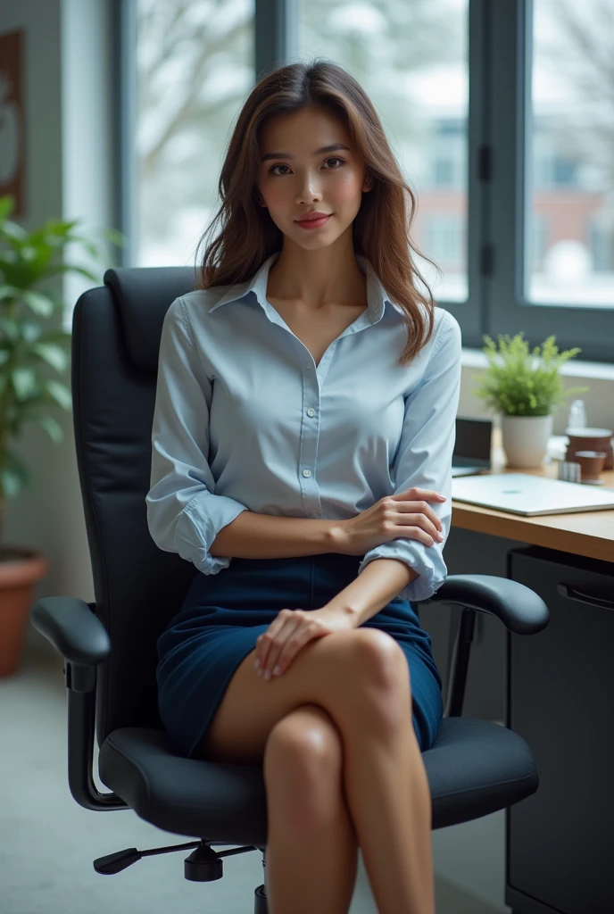 Top quality、8k、30 year old female office worker 、slender woman - SeaArt AI
